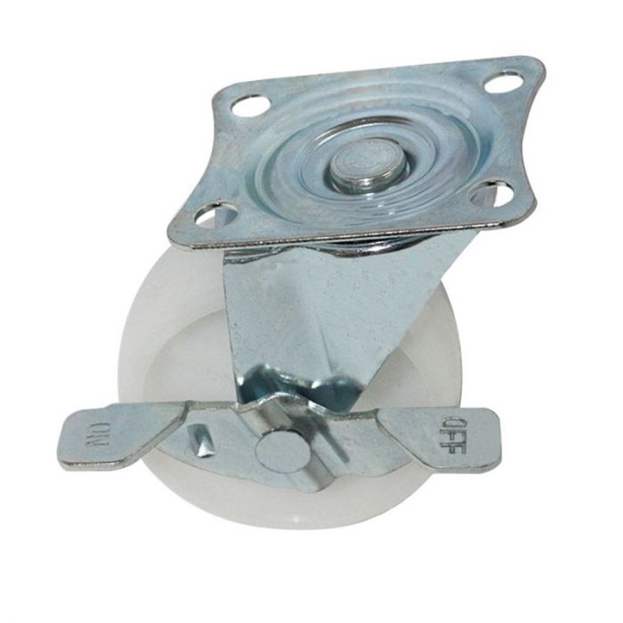 Castor, Swivel with Brake, Polypropylene, 75mm