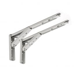 Folding Bracket, White, 292mm x 135mm, 2 Pieces