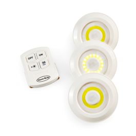 3 Pack Multipurpose LED Lights with Remote