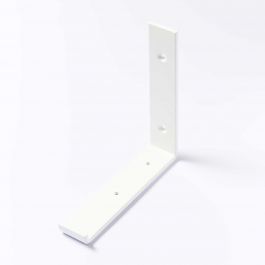 Shelf Bracket, Heavy Duty, White, 185mm x 185mm