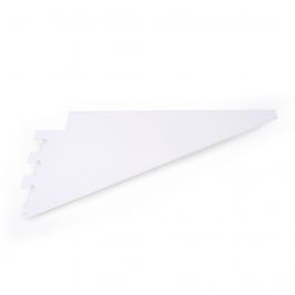 Wallband Bracket, White, 275mm, 2 Pieces