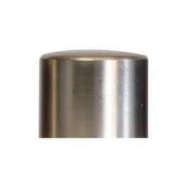 Steel Rod Finial, End Cap, Silver, 32mm, 2 Pieces