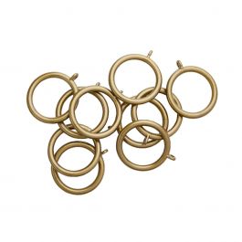 Steel Rod Plastic Rings, Bronze, 32mm, 10 Pieces
