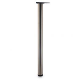 Kitchen Leg, H870mm x 60mm, Brushed Satin Nickel