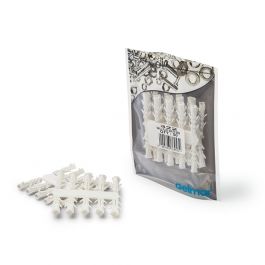 Wall Plug, White, 5mm x 25mm, 50 Pieces