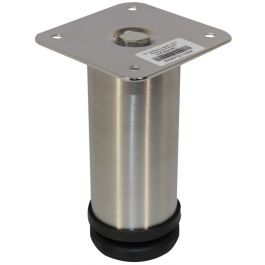 Round Leg, Adjustable, H120mm x 50mm, Stainless Steel