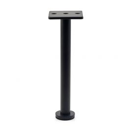 Round Leg, Adjustable, H210mm, Black