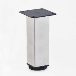 Square Leg, Adjustable, H150mm x 38mm, Stainless Steel