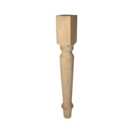 Table Leg, H750mm x 90mm x 90mm, Raw Pine