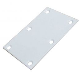 Link Plate, White, 90mm x 55mm