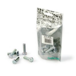 Hex Set Screw Bolts, M8 x 30mm, 12 Pieces