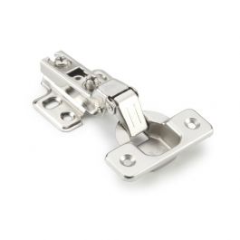 Hinge, Eco, Half Overlay 110°, 10mm, 4 Hole Plate