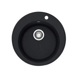 Franke, Ronda, Fragranite, Prep Bowl with Tap Hole, Onyx, 400mm, ROG610-41