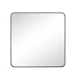 Mirror, Square, Black Frame, 800mm x 800mm