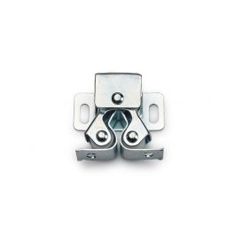 Double Roller Catch, Steel, 8 Pieces