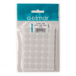 Hole Covers, Pure White, 12mm, 140 Pieces