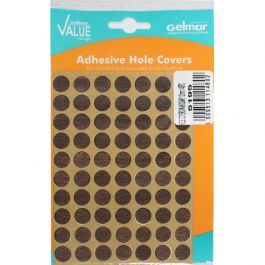 Hole Covers, Mahogany, 12mm, 140 Pieces