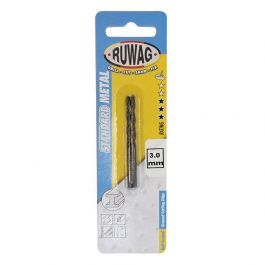Metal Drill Bit, Ruwag, 3.0mm, 2 Pieces