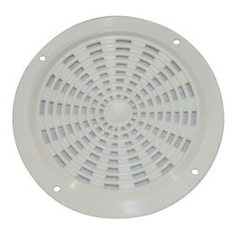 Air Vent, Round, Plastic, White