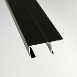 Finger Grip, C Profile, Aluminium, Black, 3m