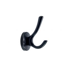 Modern Hat and Coat Hook, Black