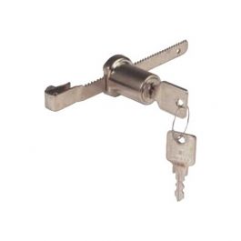Sliding Glass Door Lock, Key Different, Chrome Plated