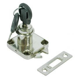 Slam Lock, 40mm, Key Different, Chrome Plated