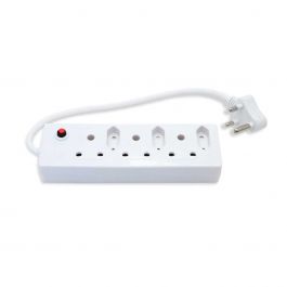 6 Way Multi-Plug, 3 x 3Pin, 3 x 2Pin, 250V
